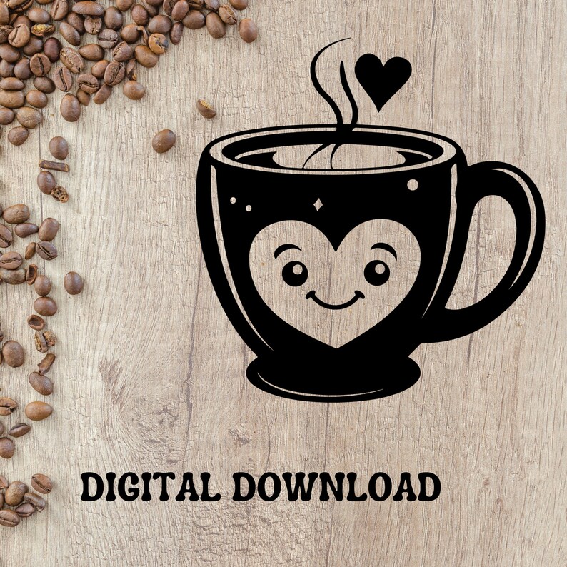 Coffee Cup SVG Bundle, Coffee & Tea Mug SVG, Coffee With Steam, Coffee ...
