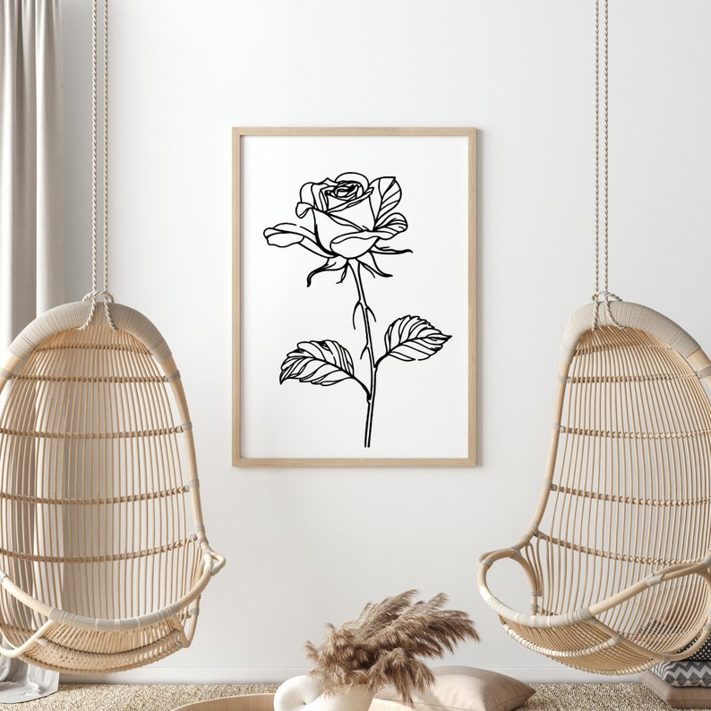 Rose Svg, Rose Svg File for June Birth Month, June Birth Flower, Birth ...