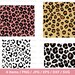 Leopard Svg, Leopard Print Svg Bundle, Animal Print Svg, Cheetah Print ...
