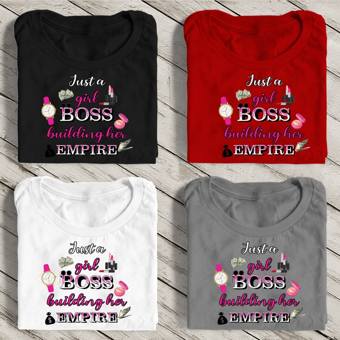 Just a Girl Boss Building Her Empire Svg Png, Girl Boss Svg, Empowered ...