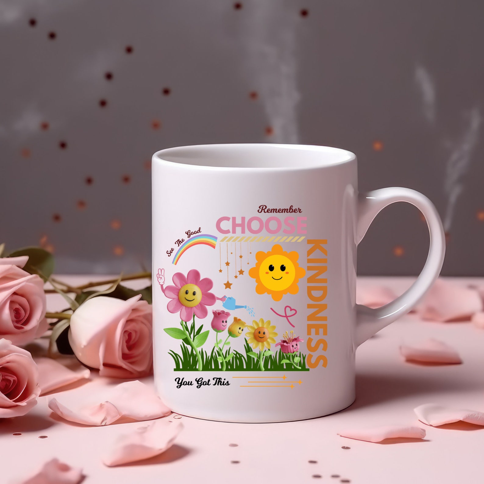 Choose Kindness PNG | Be Kind Floral SVG | Self Care Quote Design ...