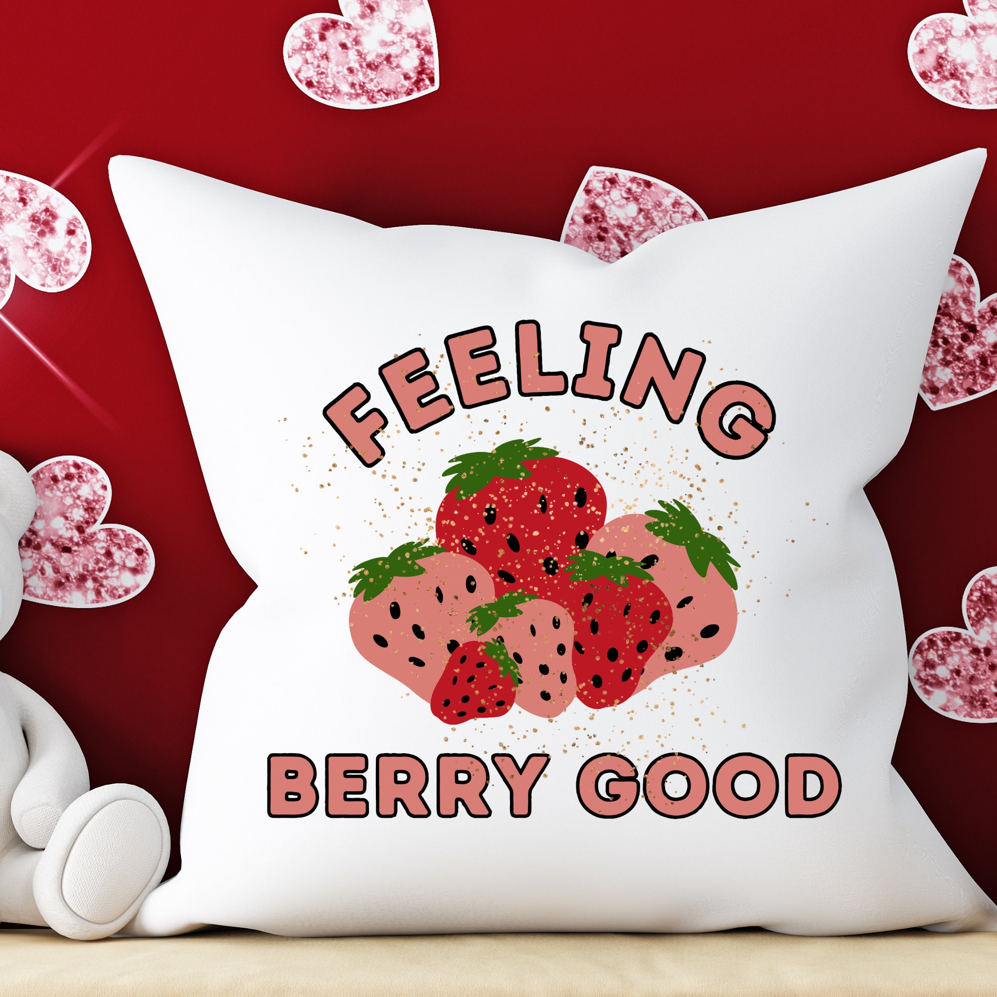 Feeling Berry Good Svg, Feeling Berry Good Png, Strawberry Png, Feeling ...