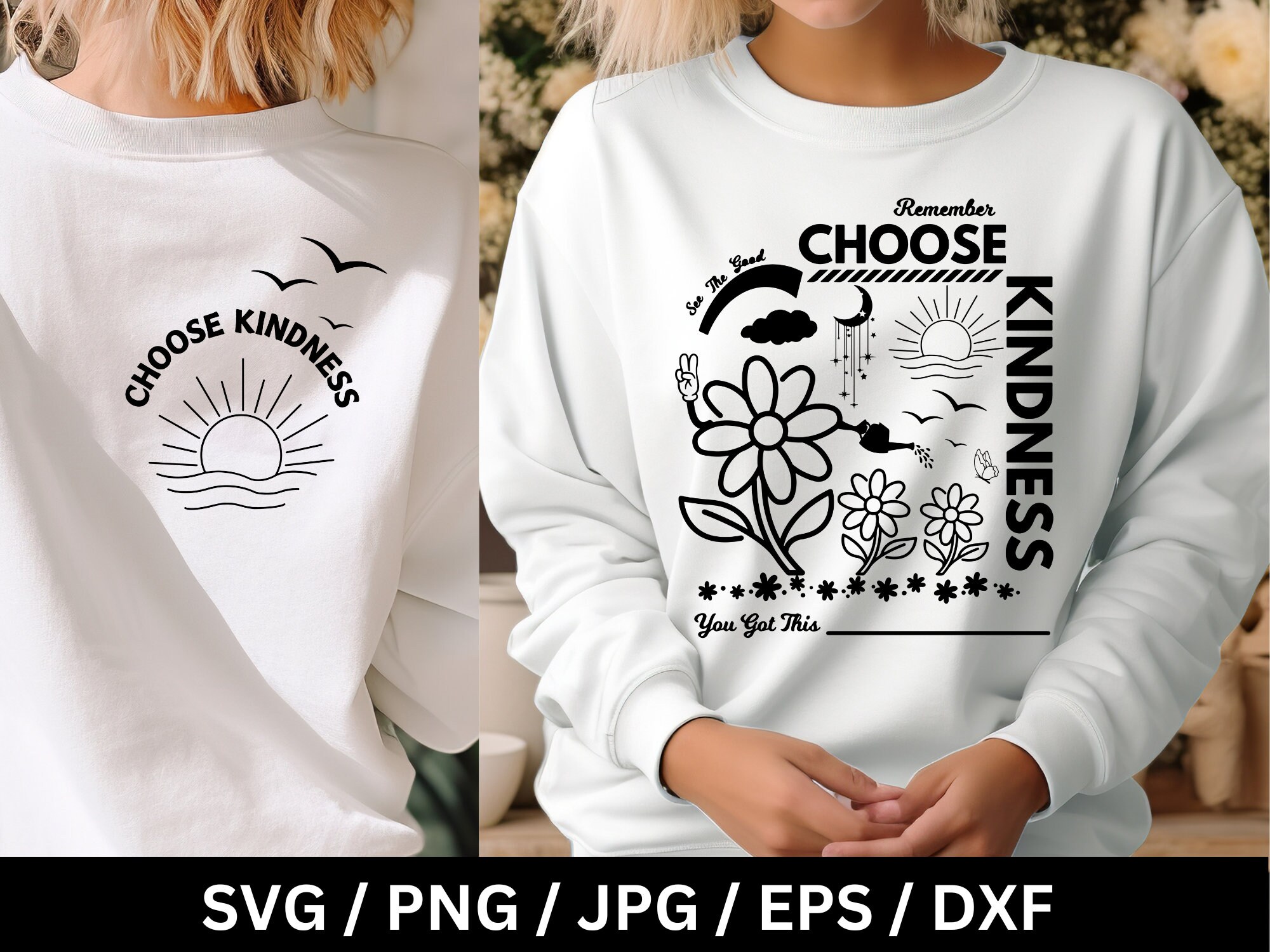 Choose Kindness Svg, Kindness Svg, Kindness Era Png, Kindness Shirt Svg ...