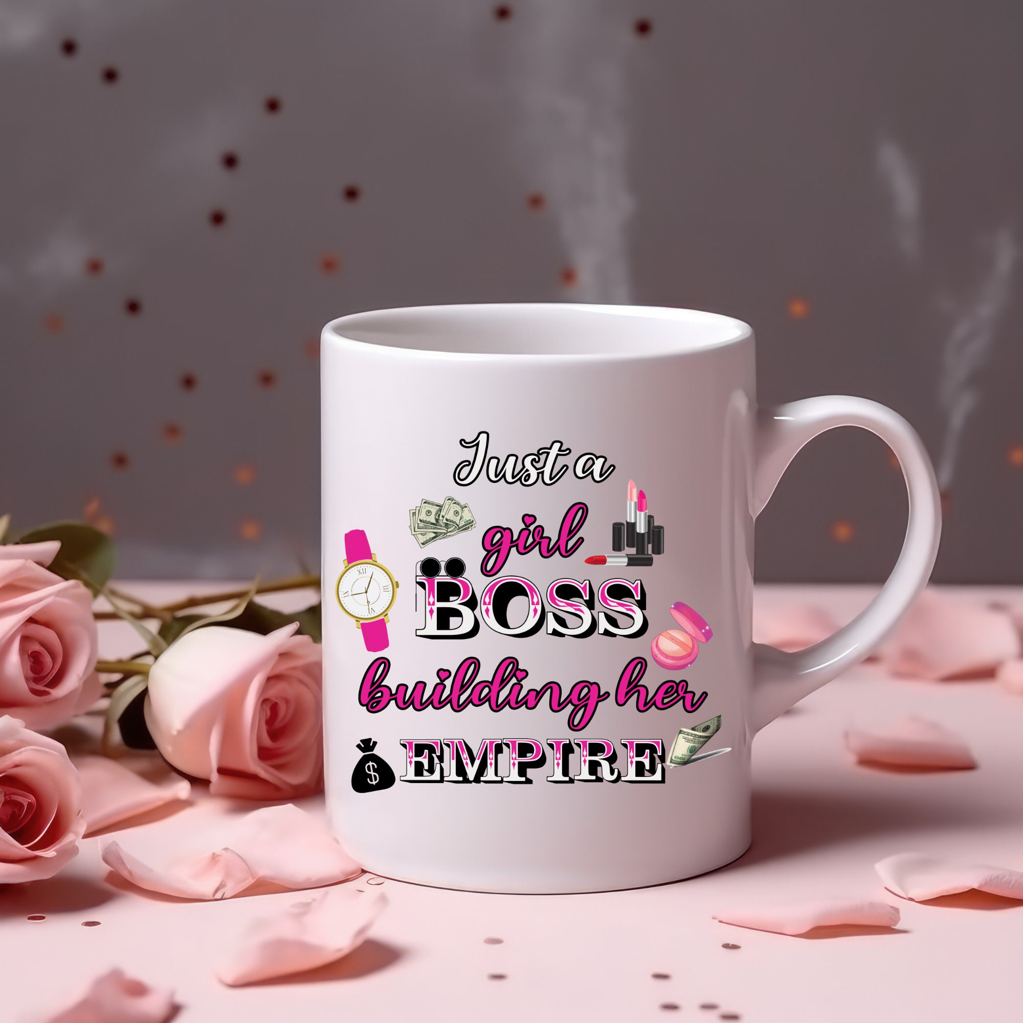 Just a Girl Boss Building Her Empire Svg Png, Girl Boss Svg, Empowered ...