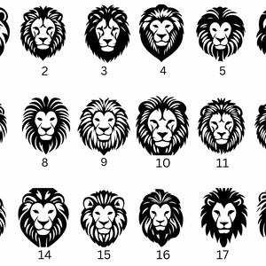 Lion King Svg, Lion Head Svg Bundle, Lions Svg, Lions Clipart Set ...