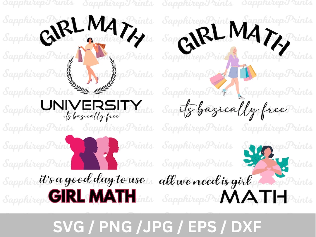 Girl Math Png Bundle, University Png, Adult Humor Svg, Math Teacher ...