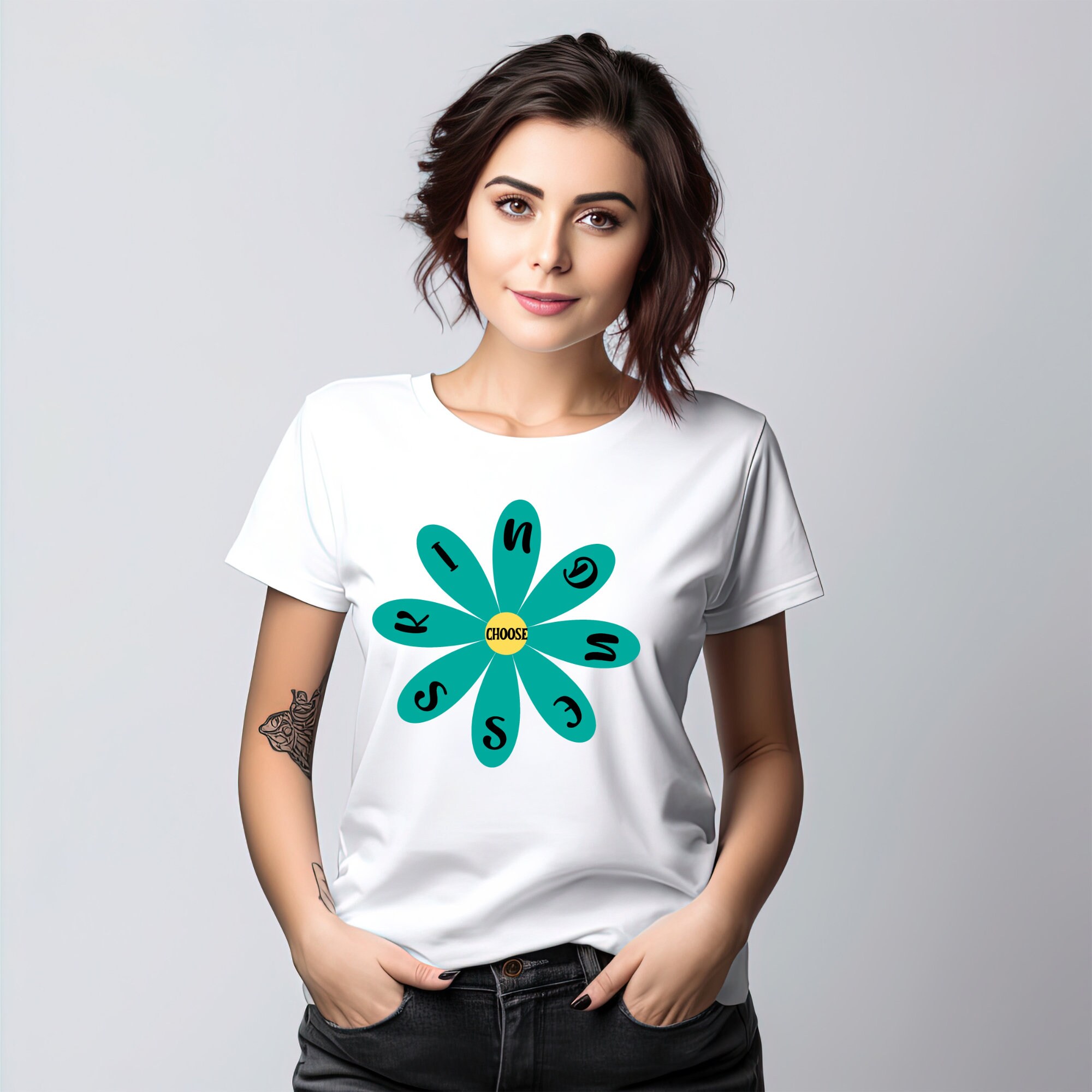 Daisy Svg, Kindness Svg, Daisy Flower Svg, Choose Kindness Tshirt Svg ...