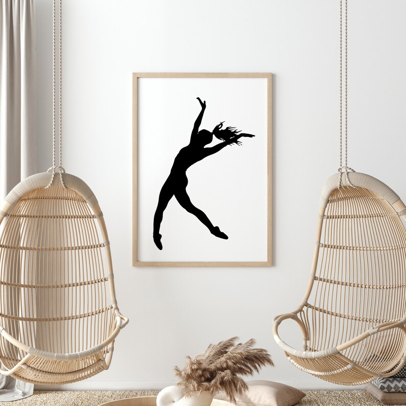 Gymnast Svg Cutting Files, Gymnastics Image Silhouette, Sport Athlete ...
