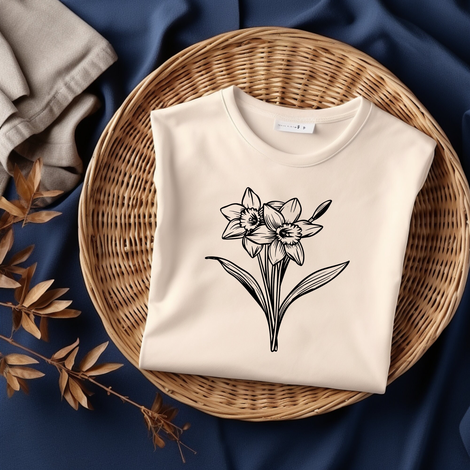 Daffodil Flower Svg, Daffodils SVG File for March Birth Month, March ...