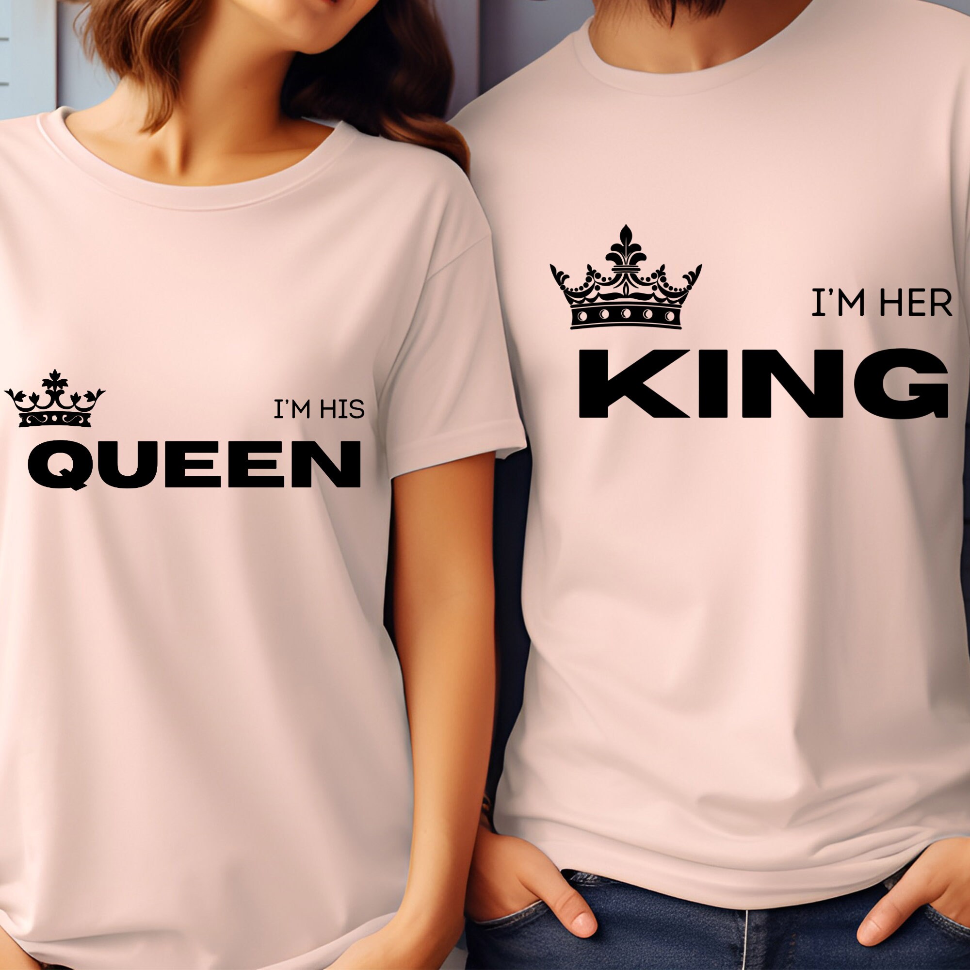 I'm Her King Svg, I'm His Queen Svg, His Queen Her King Svg, King and ...