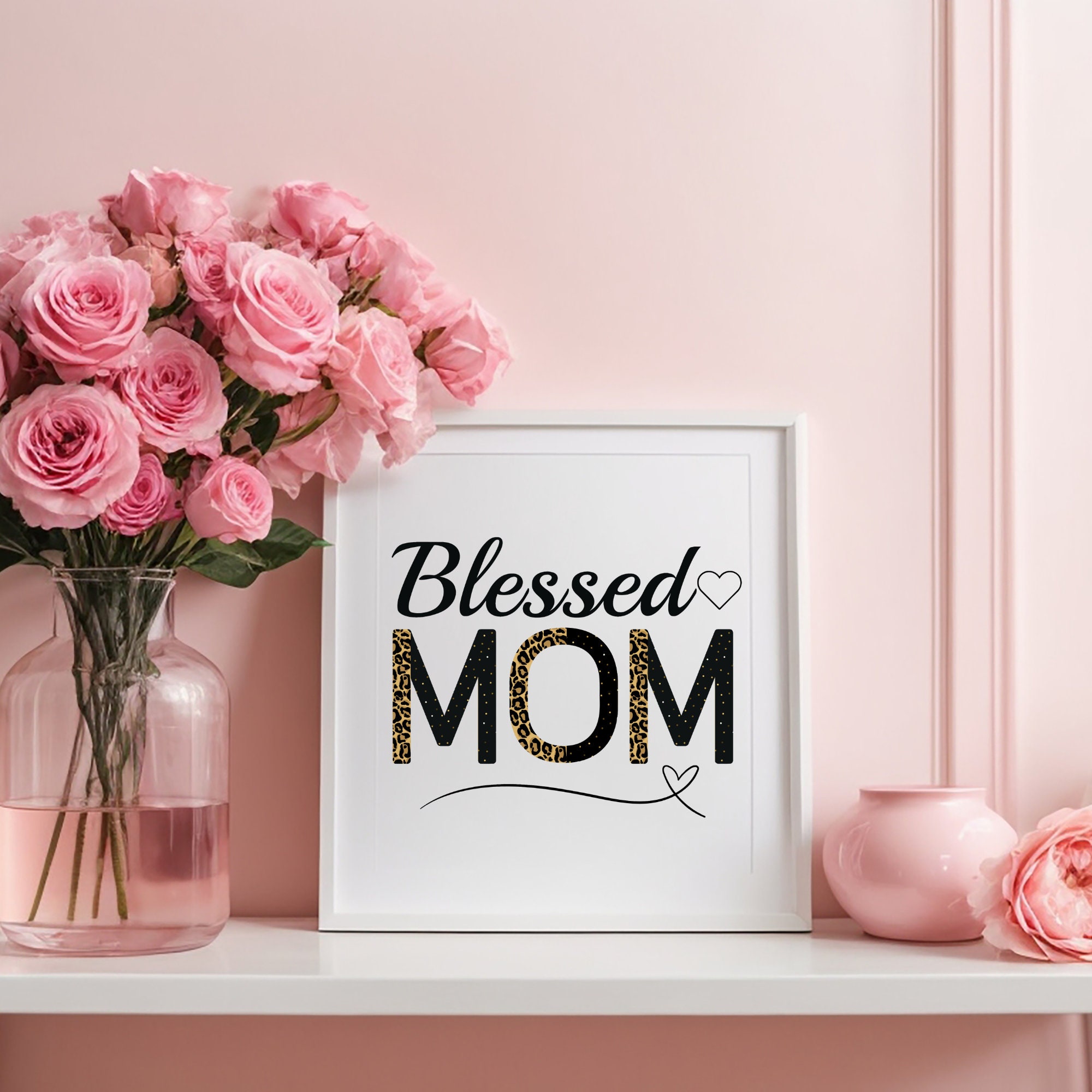 Blessed Mom Png, Mom Png, Mom Life Svg, Blessed Mama Svg, Mother's Day ...