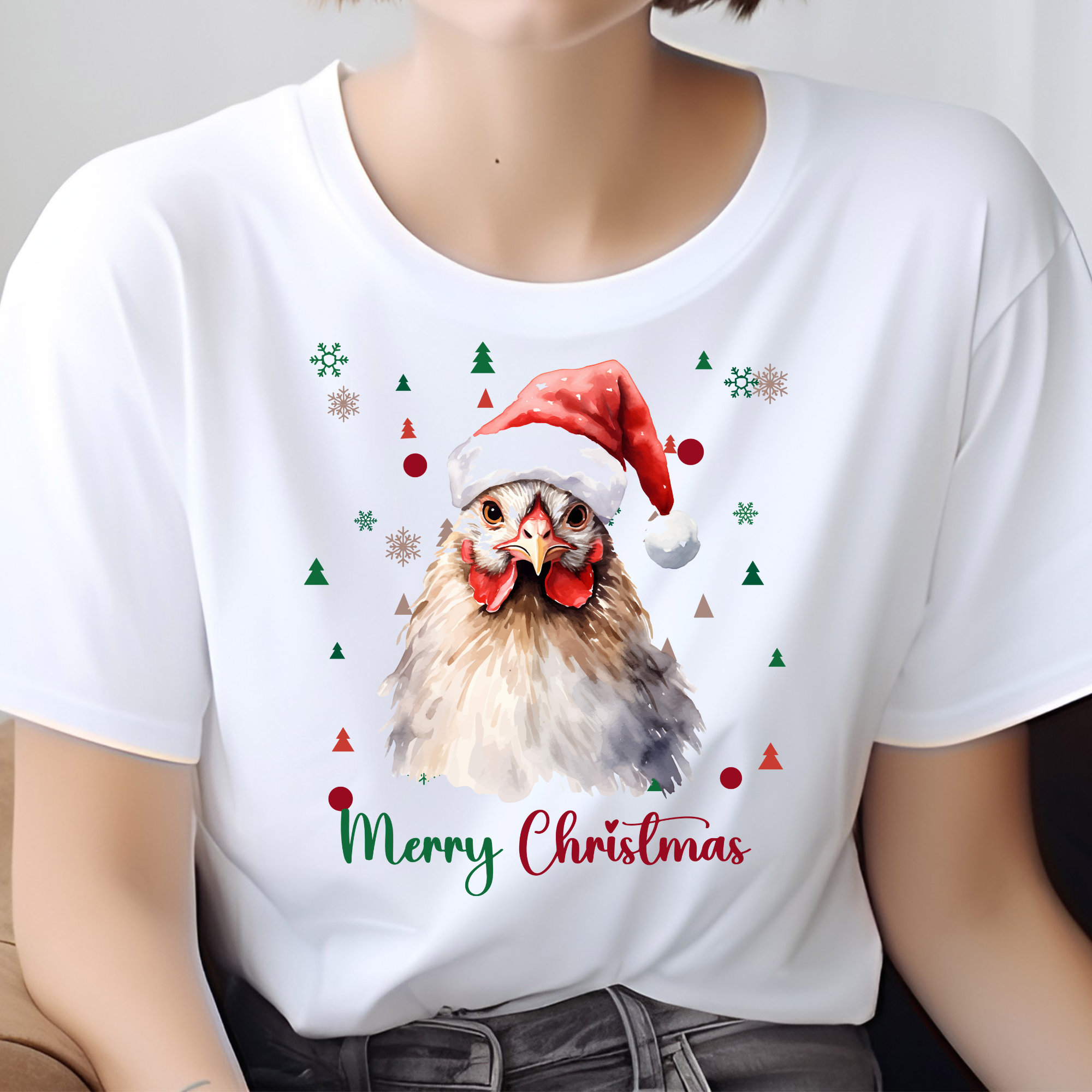 Christmas Chicken Svg, Merry Chicken Svg, Funny Chicken Svg, Farm ...