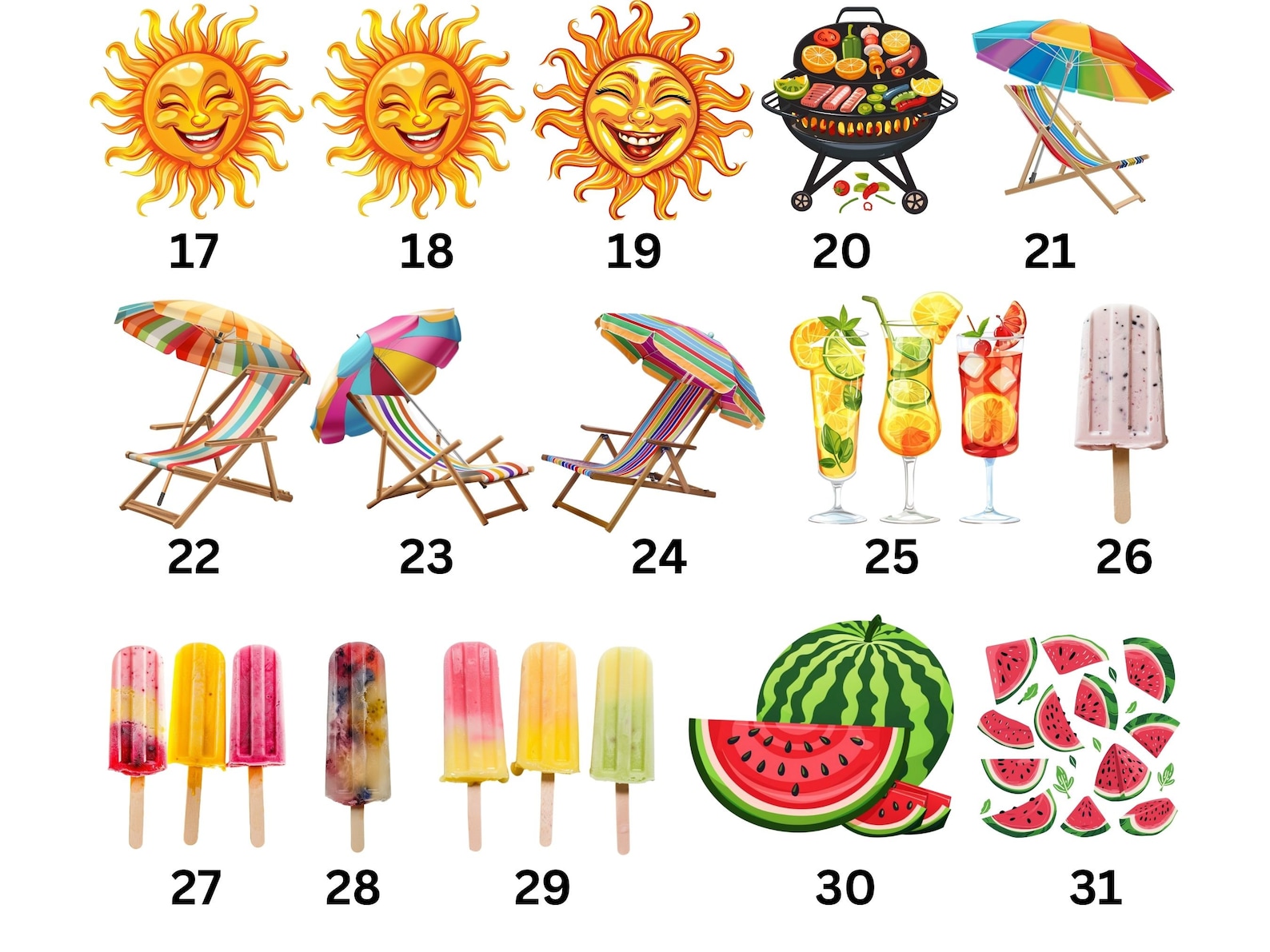 Summer Party Clipart PNG, Cute Pool Party Clipart Bundle, Beach Party ...