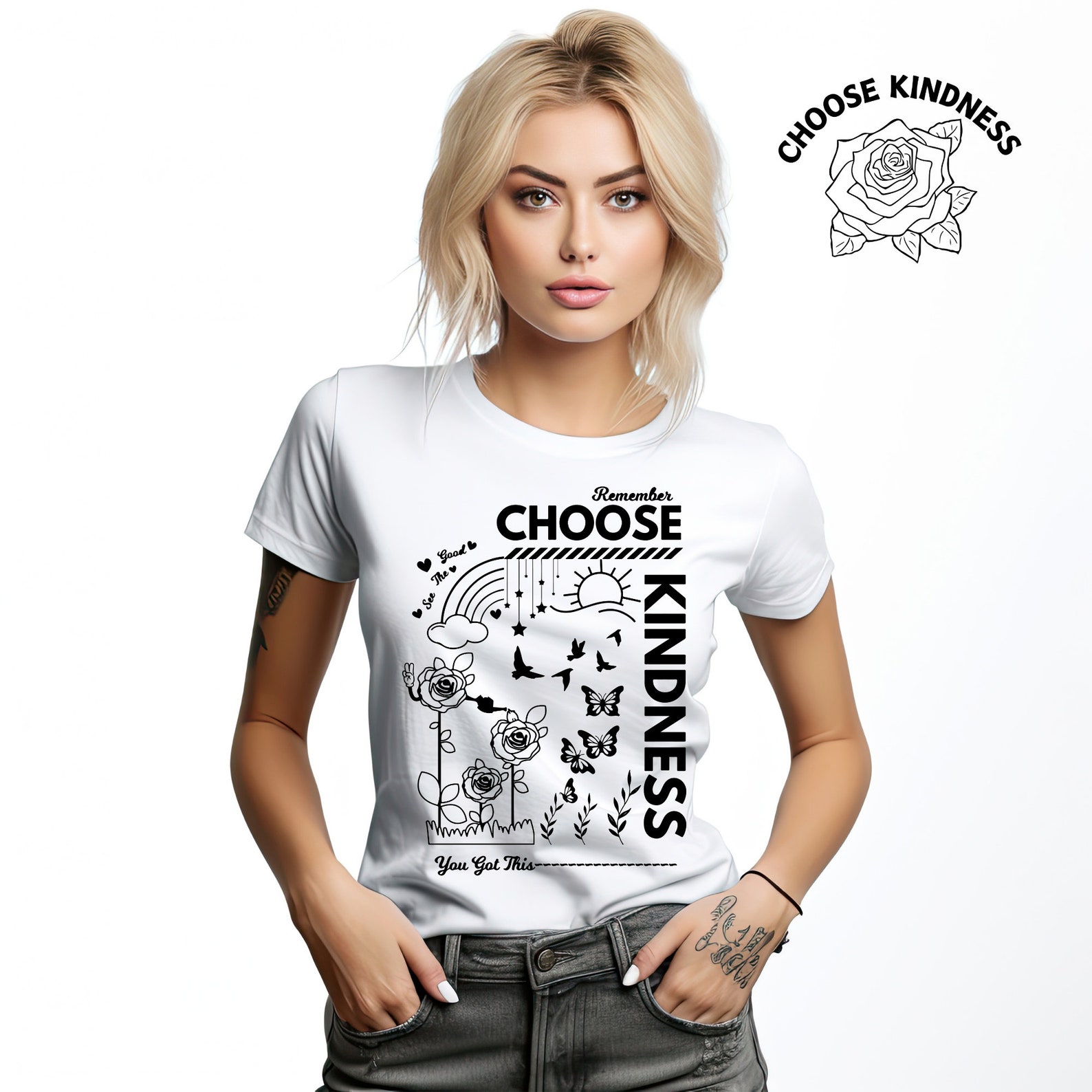 Choose Kindness Svg, Kindness Svg, Kindness Era Png, Kindness Shirt Svg ...