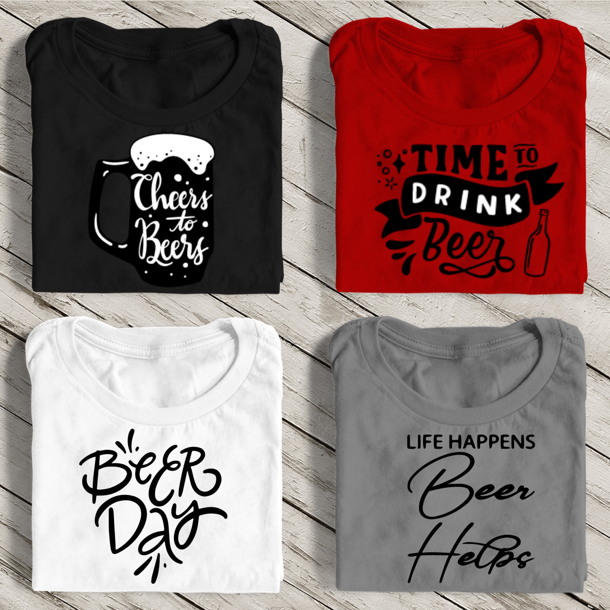 Cheers to Beer Quotes SVG and PNG Bundle - Funny Sayings for Craft Beer ...