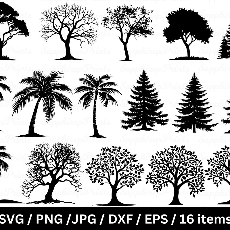 Tree Svg - Etsy