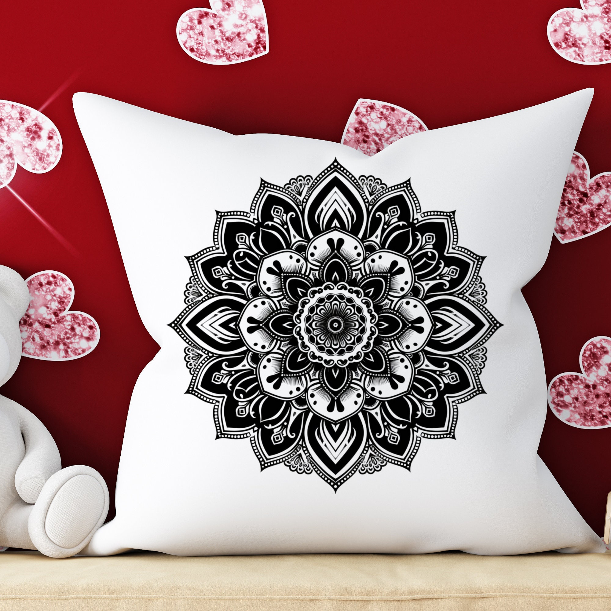 Mandala Clipart, Mandala Svg File for Cricut, Floral Mandala Svg ...