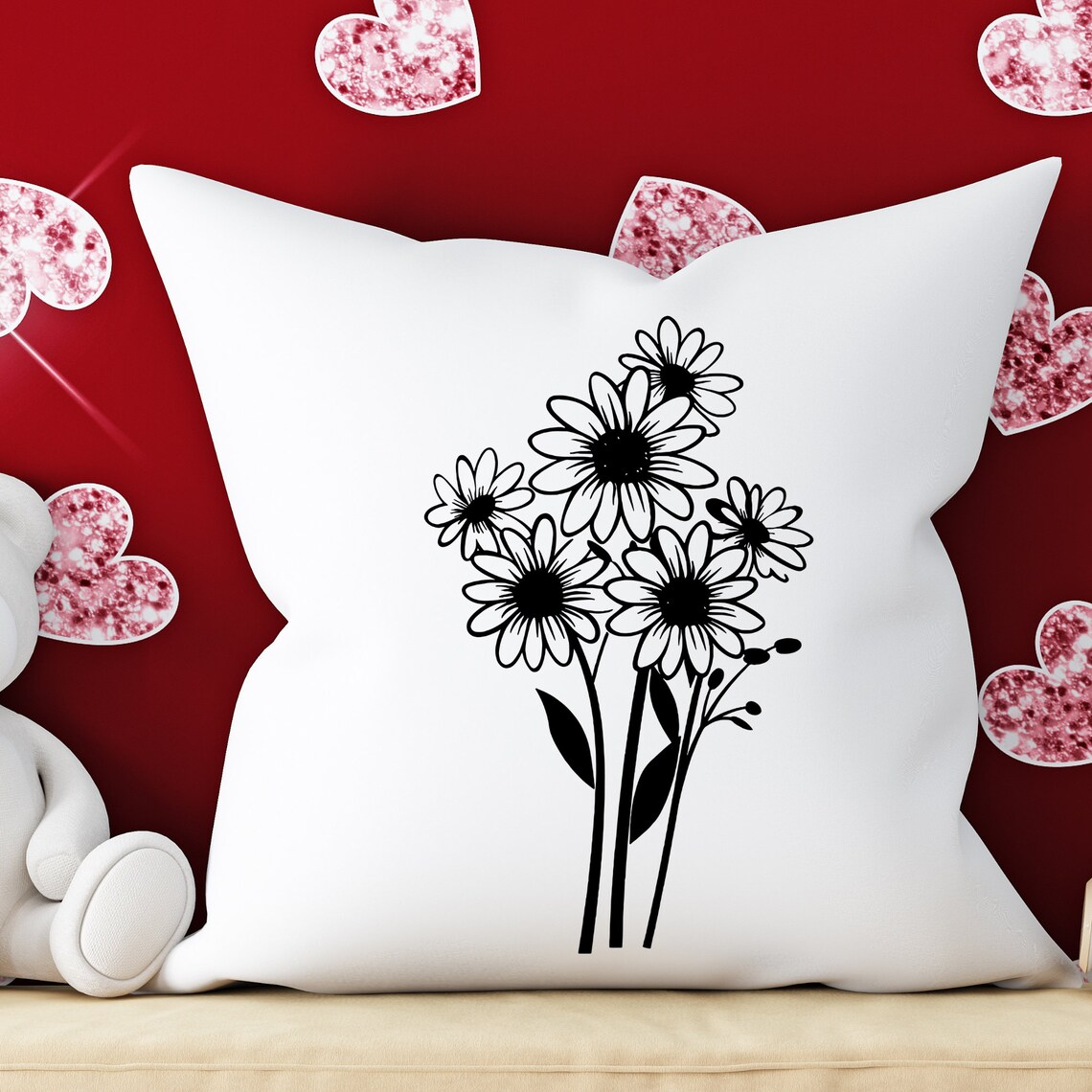 Daisy Svg, Daisies SVG File for April Birth Month, April Birth Flower ...