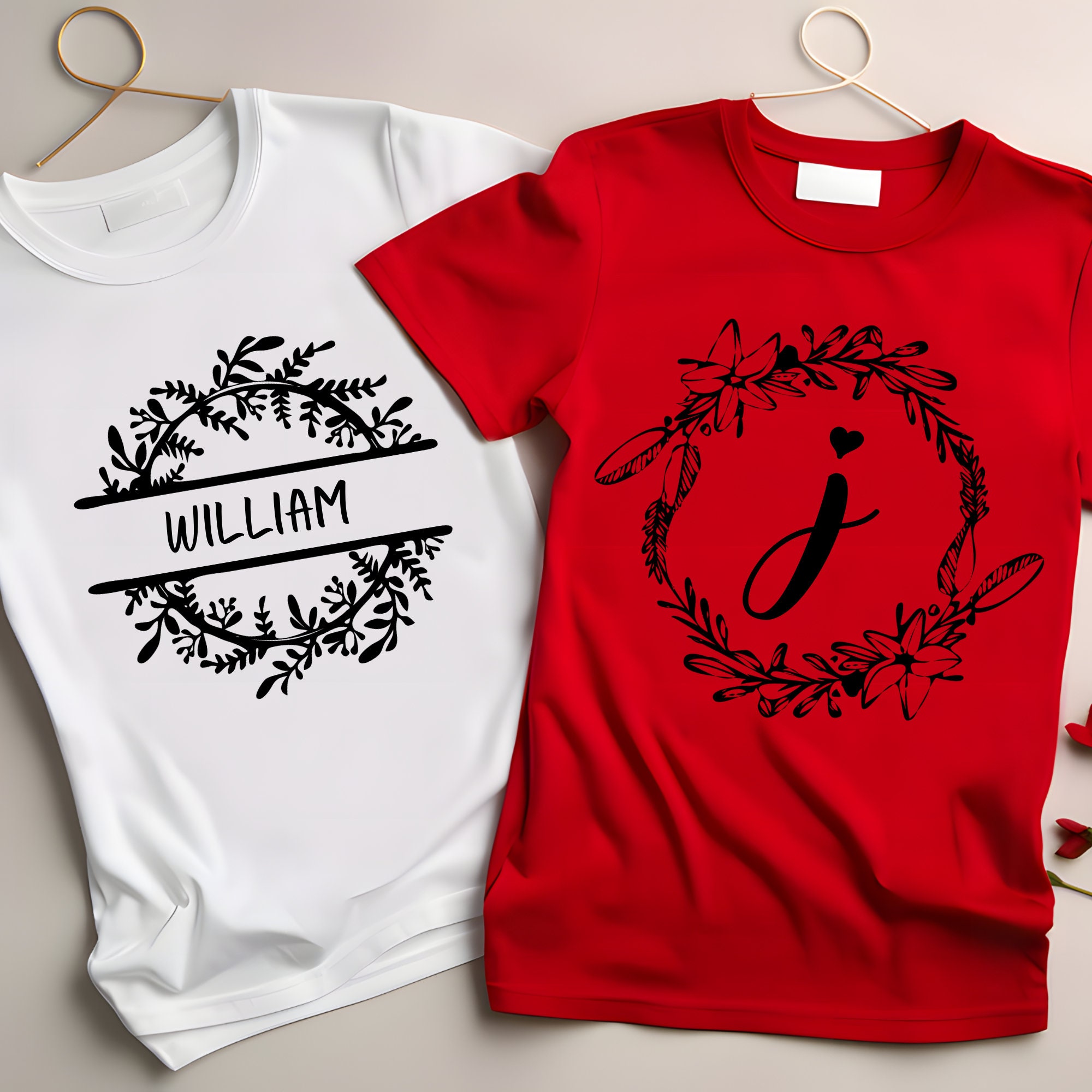 Split Monogram Svg Bundle, Splitbmonogram Svg , Split Floral Frame Svg ...