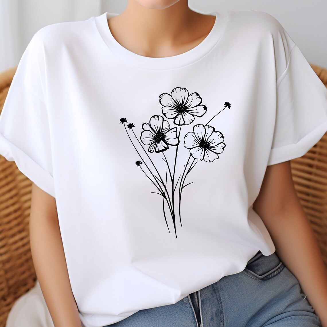 Cosmos Flower Svg, Cosmos Flower Png, October Birth Flower, Birth Month ...