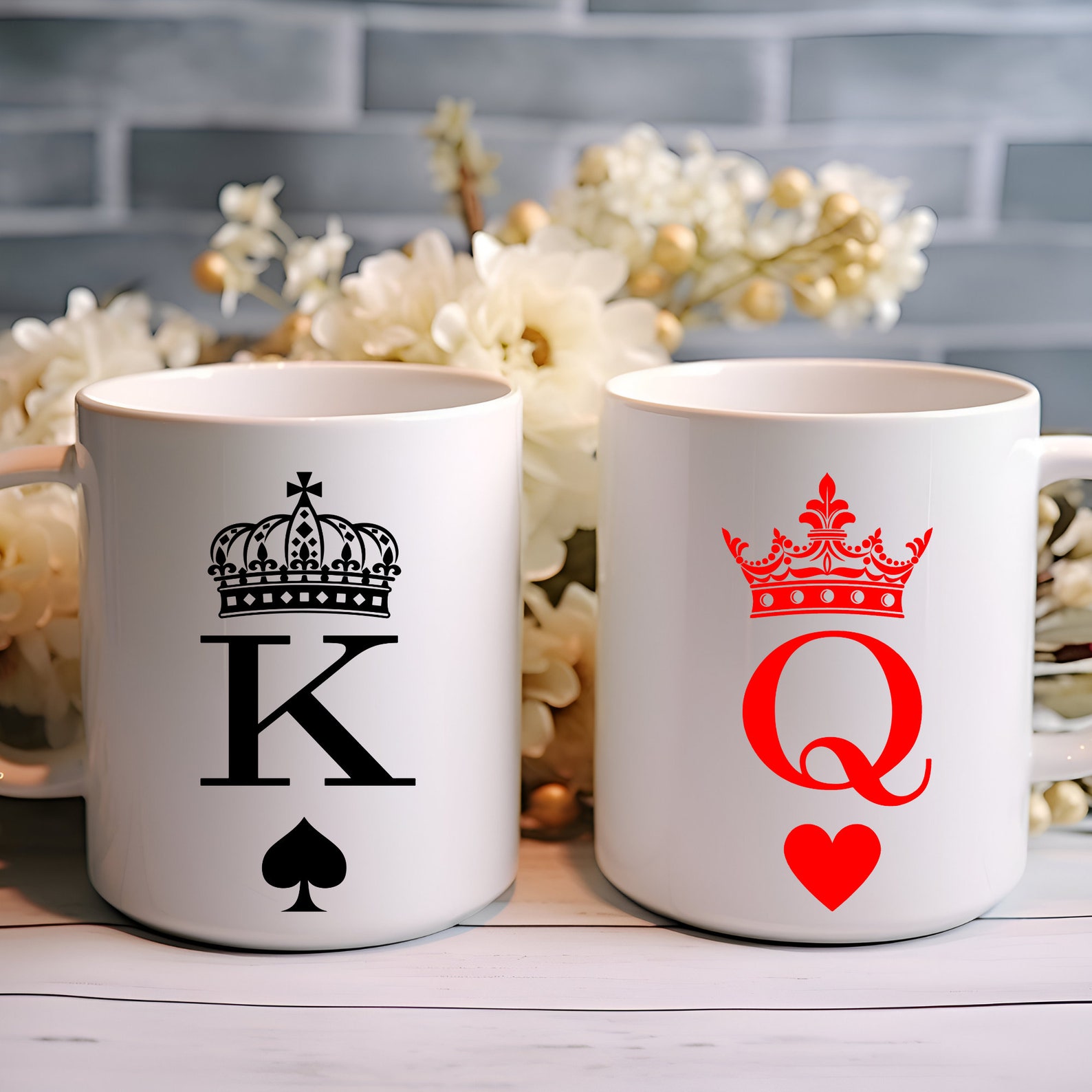King and Queen Svg Png, Playing Card King Queen Svg,couples Shirt ...