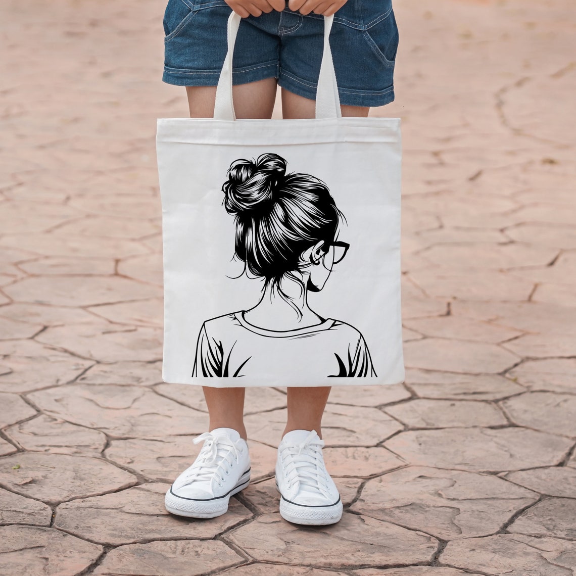 Messy Bun Svg, Messy Bun Girl Svg, Messy Bun Shirt Svg, Messy Bun Mom ...