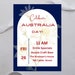 Editable Australia Day Invitation Template, Printable Australia Day ...