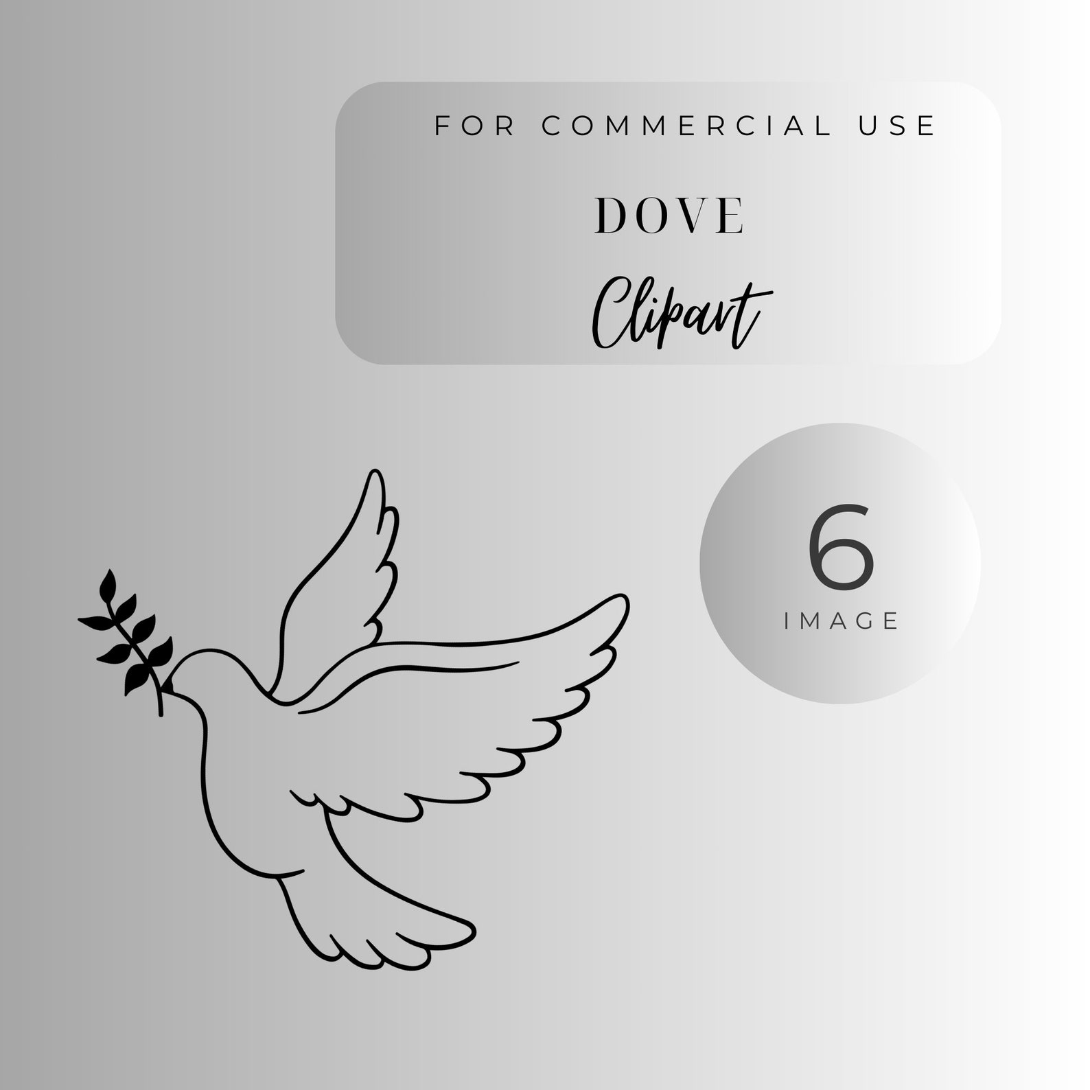 Pigeon Bundle Svg, Dove Svg, Dove Silhouette, Dove With Olive Branch ...