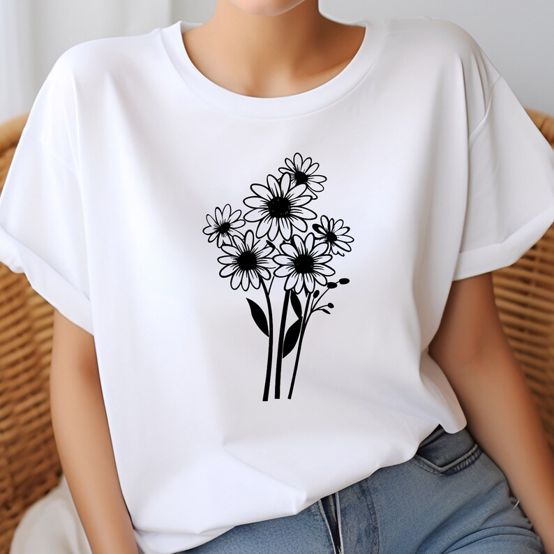 Daisy Svg, Daisies SVG File for April Birth Month, April Birth Flower ...