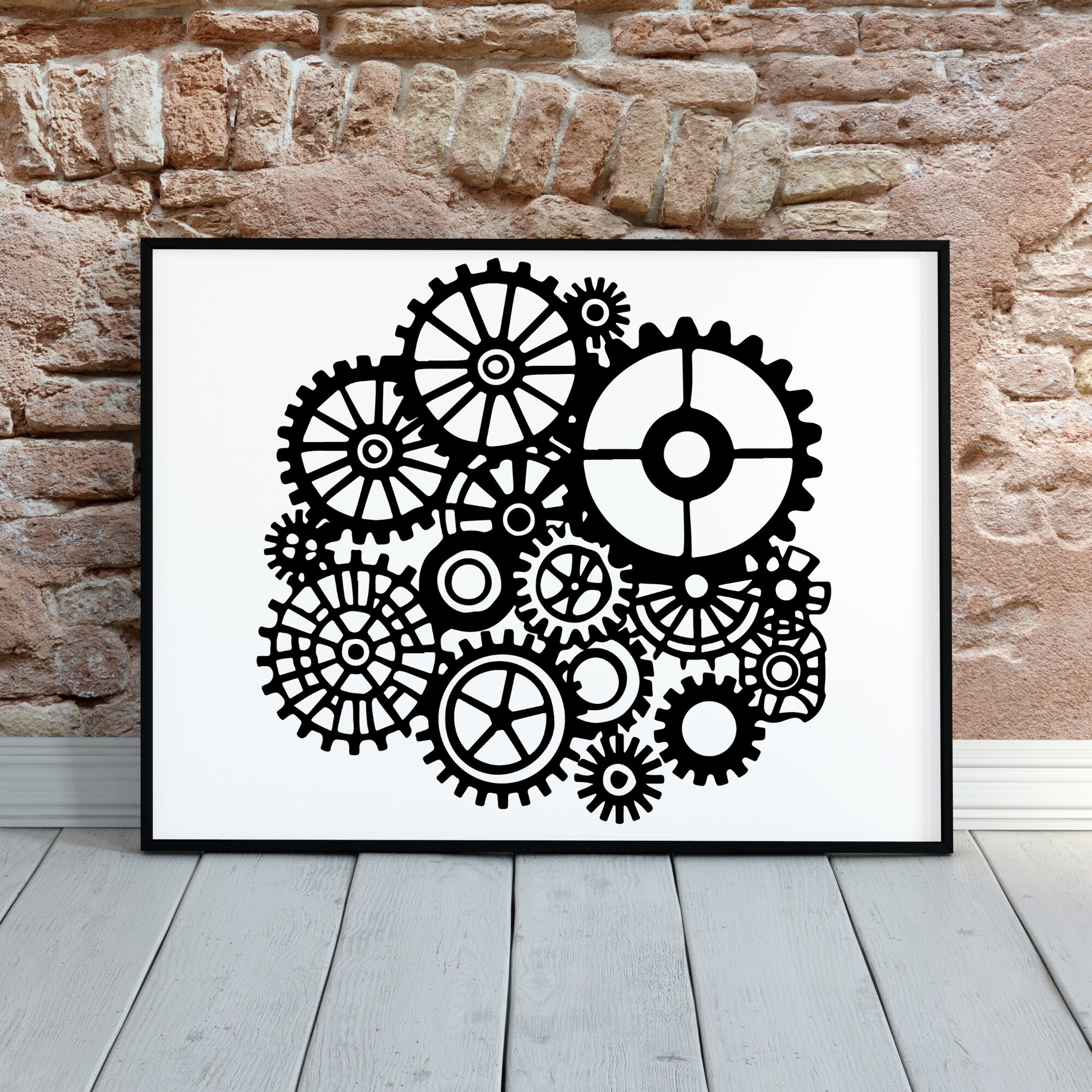 Gear Svg, Gears Svg Bundle, Cogs and Gears Svg, Gear Cogs Dxf ...