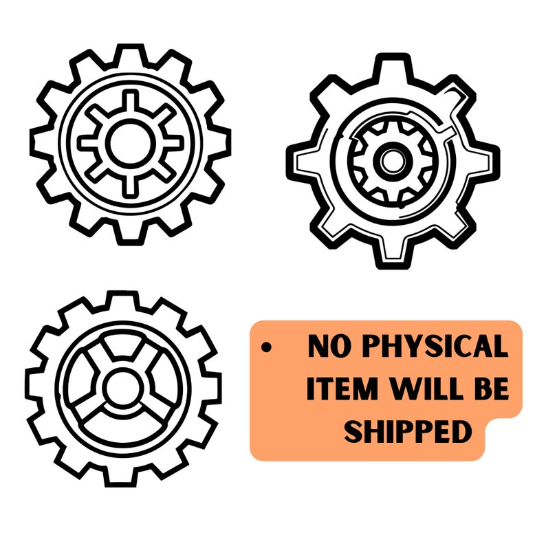 Gear Svg, Gears Svg Bundle, Cogs and Gears Svg, Gear Cogs Dxf ...