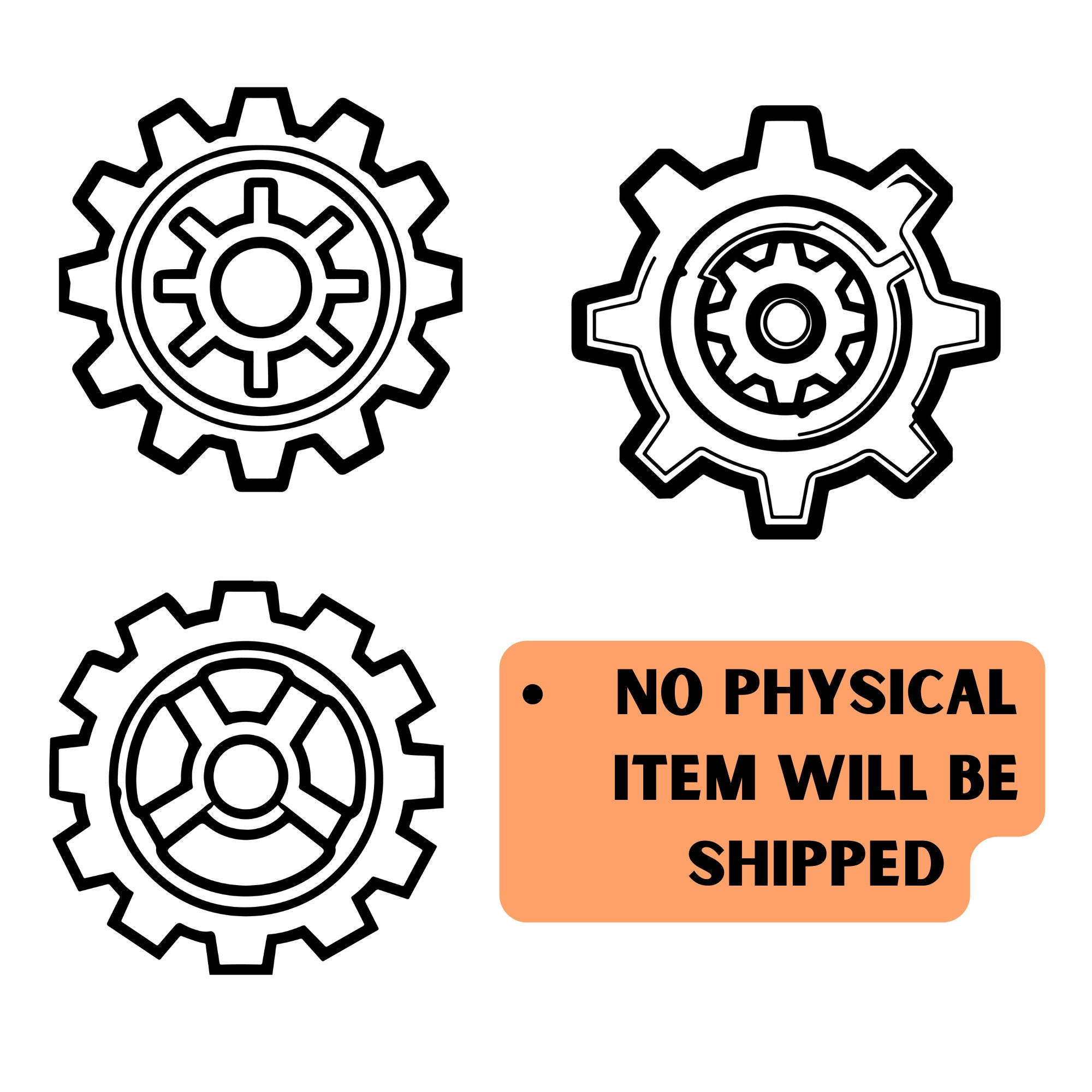 Gear Svg, Gears Svg Bundle, Cogs and Gears Svg, Gear Cogs Dxf ...