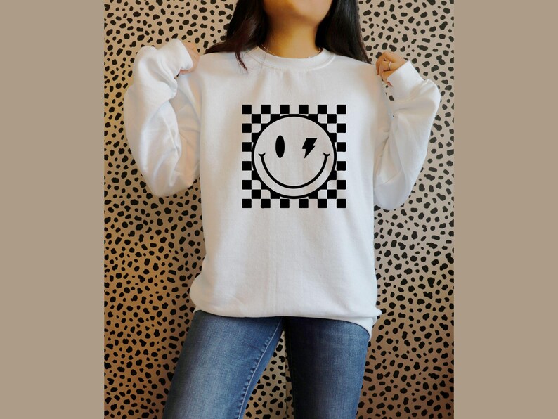 Retro Smile Face Svg, Smiley Face for Shirt Svg Bundle, Drippy Smiley ...