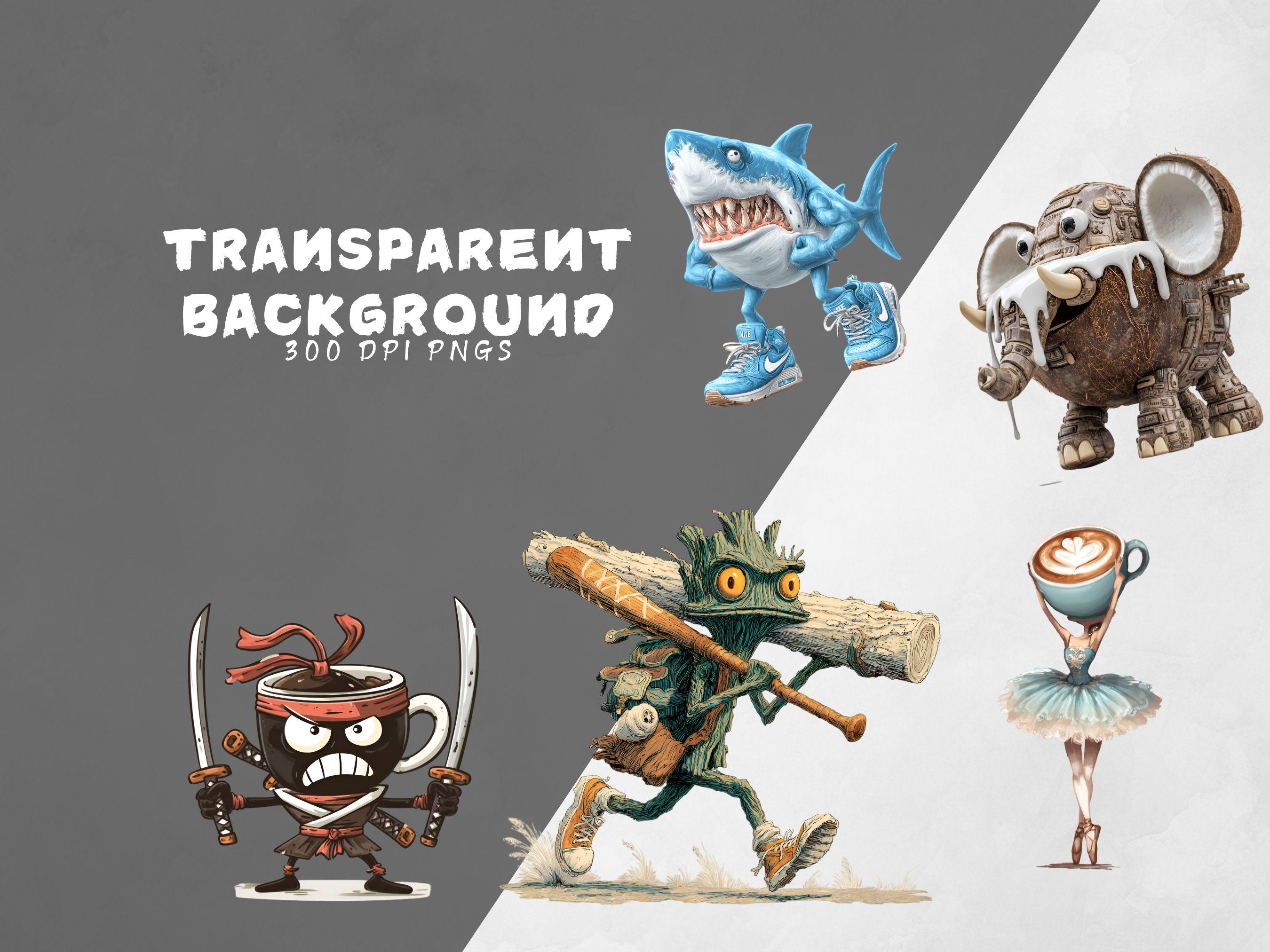 Italian Brainrot Clipart PNG Bundle – Funny Meme Characters, Viral ...
