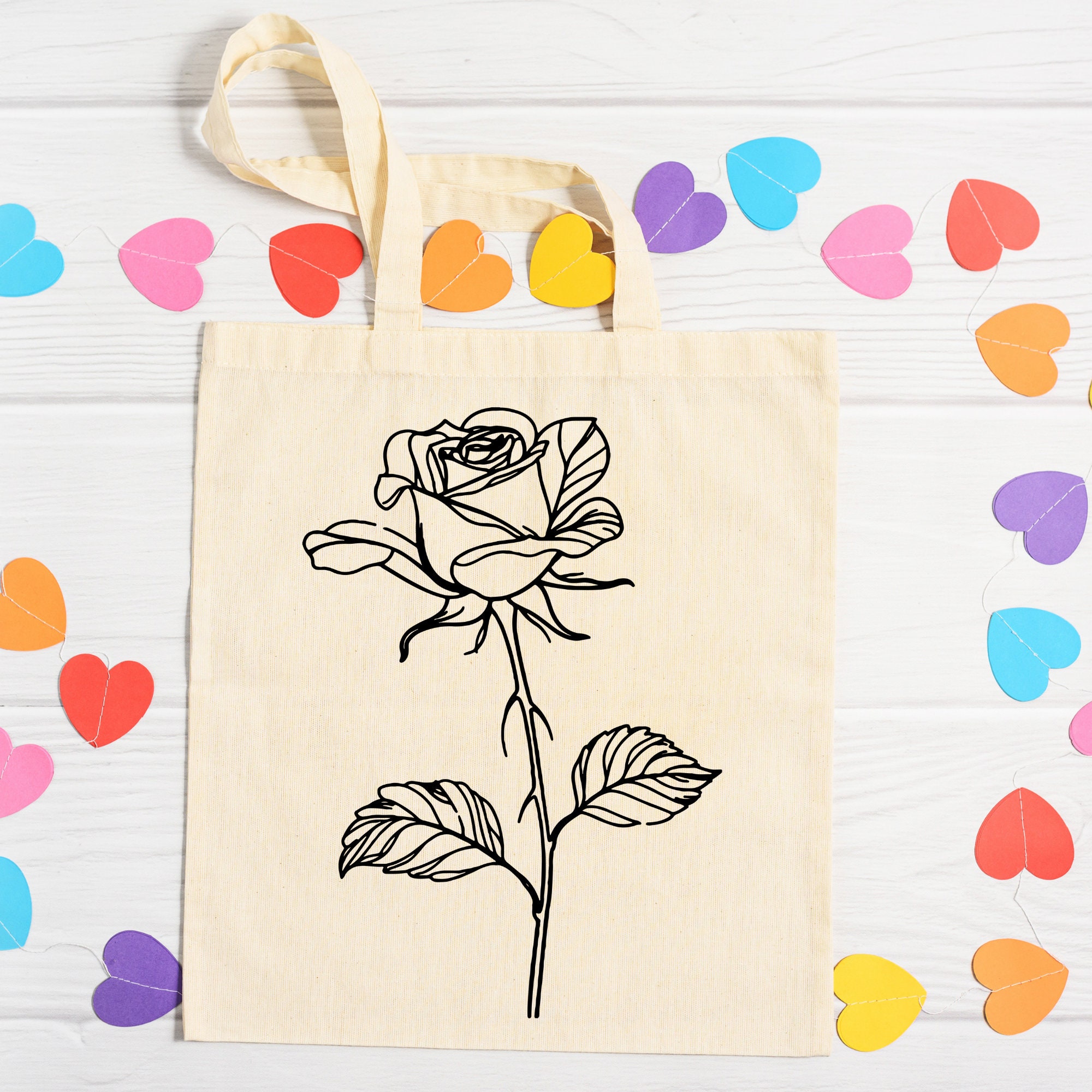 Rose Svg, Rose Svg File for June Birth Month, June Birth Flower, Birth ...