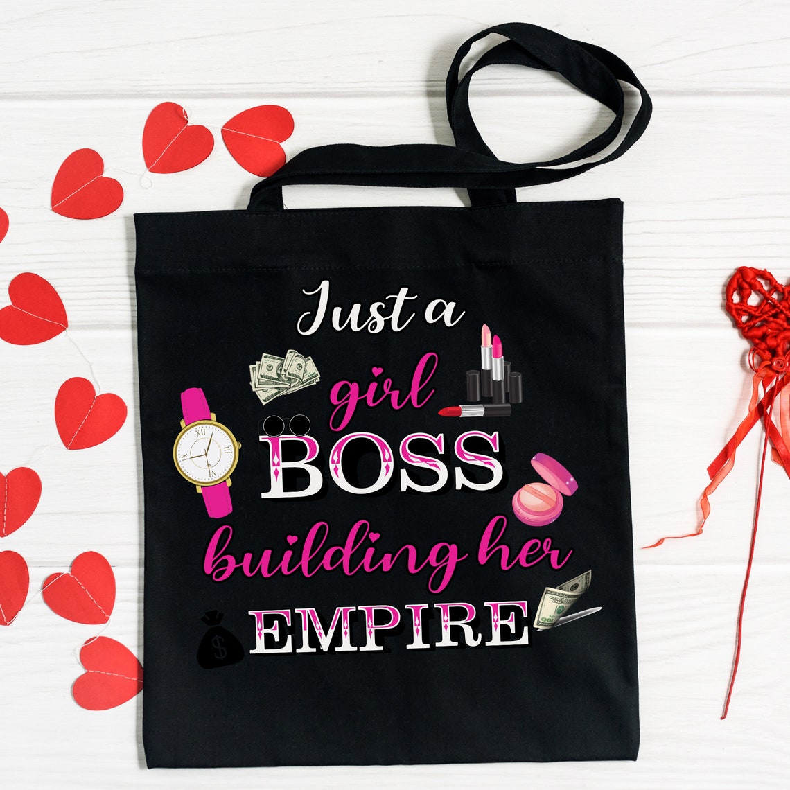 Just a Girl Boss Building Her Empire Svg Png, Girl Boss Svg, Empowered ...
