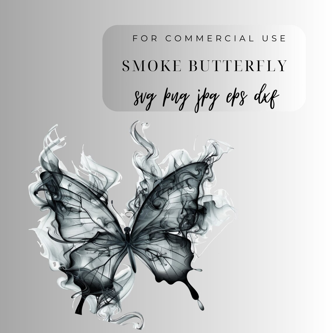 Smoke Butterfly Svg, Smoke Butterfly Png, Smoke Butterfly Clipart ...