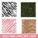 Zebra Print Svg Bundle, Zebra Strips Svg, Animal Print Pattern Svg ...