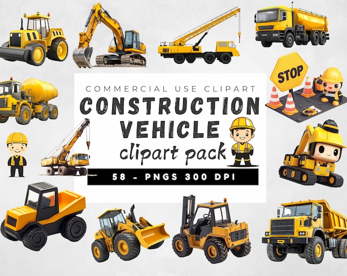Construction Clipart, Little Girl Contractor, Hard Hat, Dump Truck ...