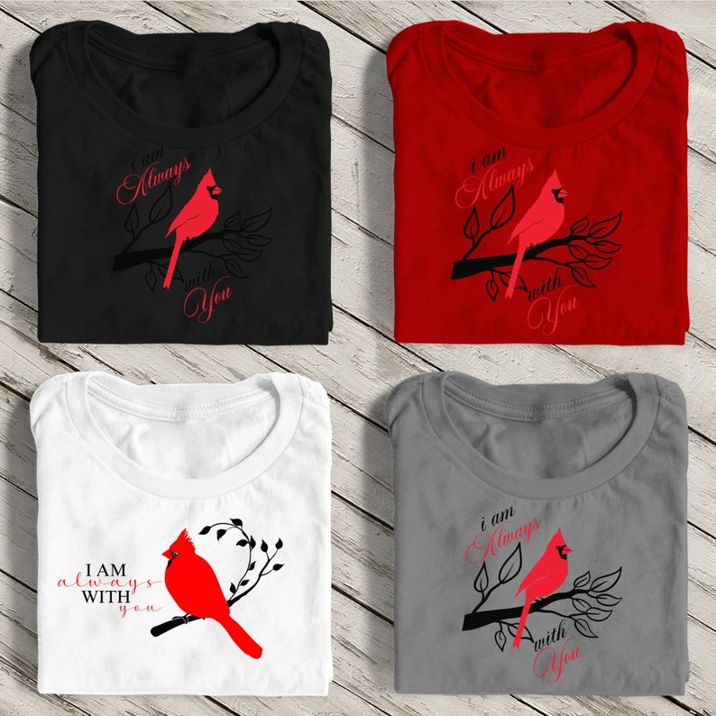 Cardinal Memorial SVG and PNG Bundle, Sympathy Remembrance Clipart, Red ...