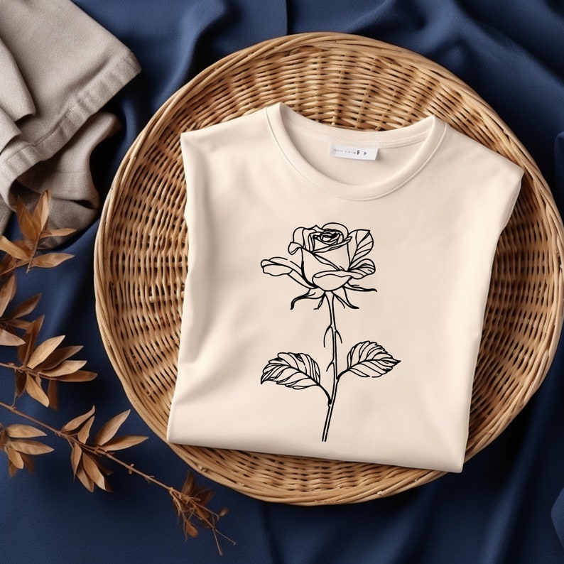 Rose Svg, Rose Svg File for June Birth Month, June Birth Flower, Birth ...