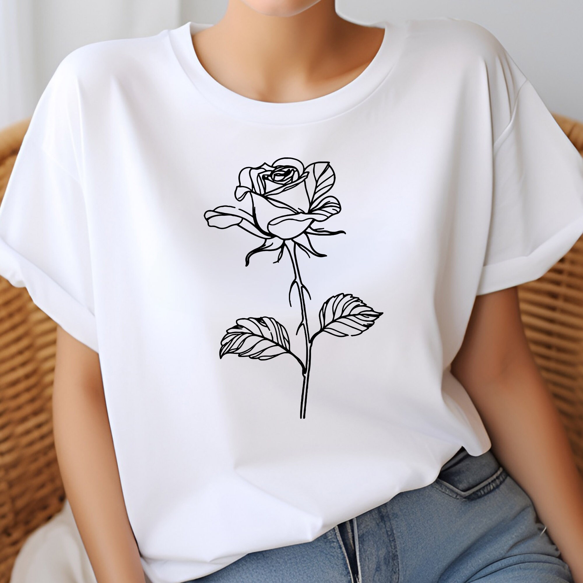 Rose Svg, Rose Svg File for June Birth Month, June Birth Flower, Birth ...