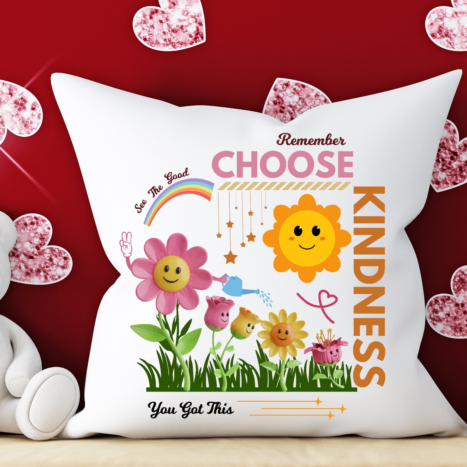 Choose Kindness PNG | Be Kind Floral SVG | Self Care Quote Design ...