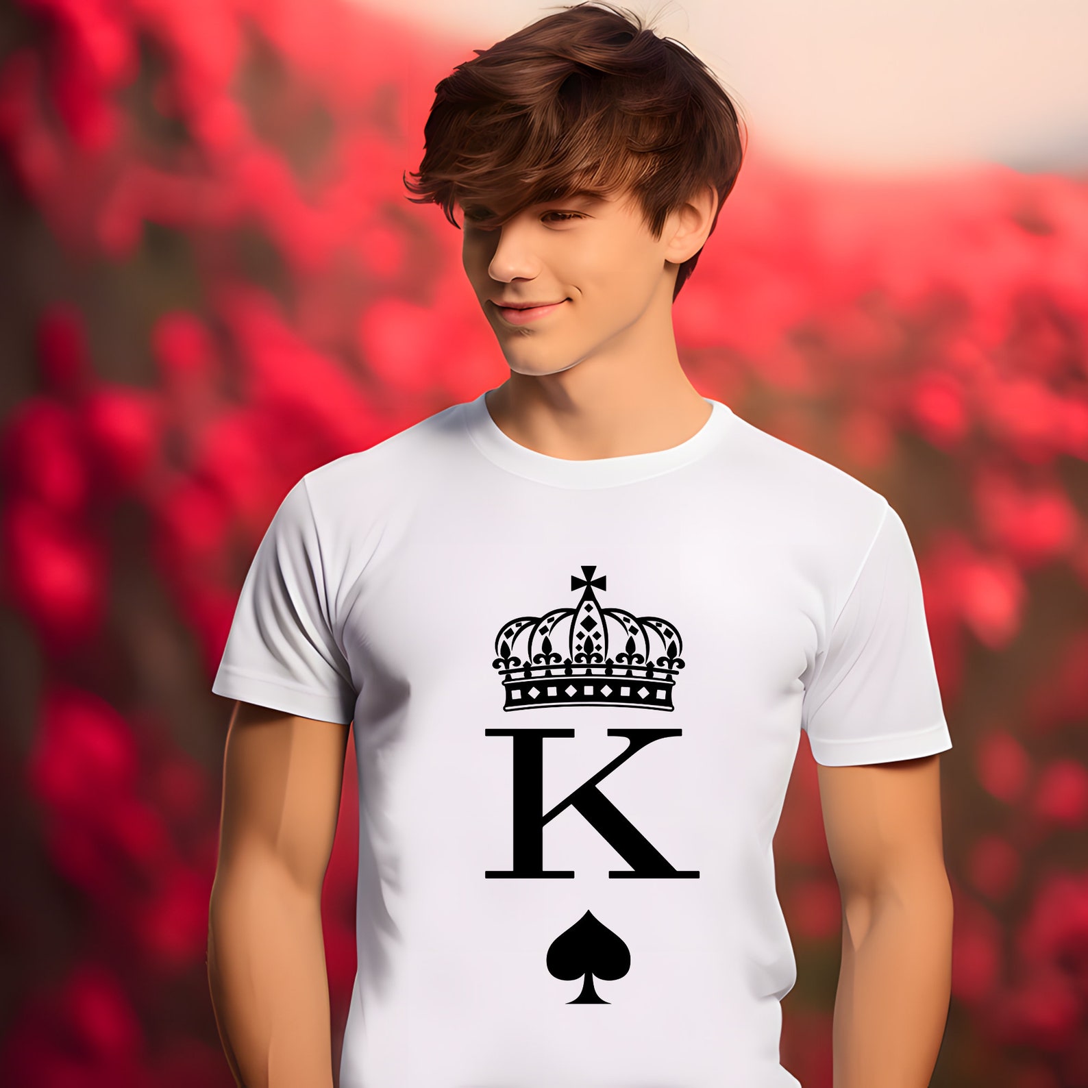 King and Queen Svg Png, Playing Card King Queen Svg,couples Shirt ...