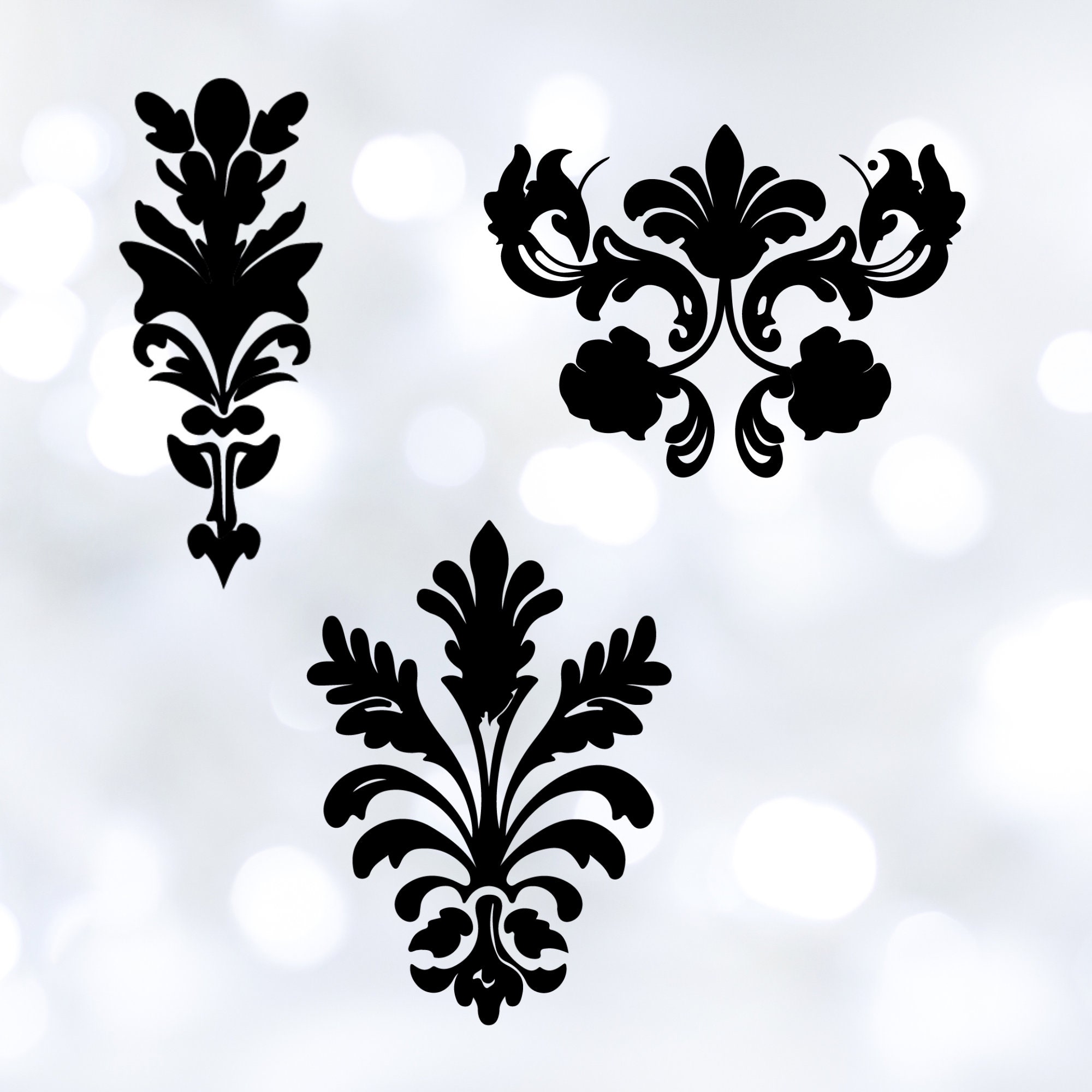 36 Decorative Elements SVG, Decorative Elements Svg Bundle, Ornaments ...