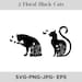 Cat Svg, Floral Cat Svg, Cat Lover Svg Png, Floral Cat Design Svg for ...