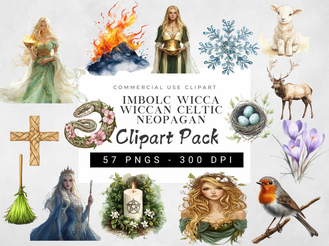 Imbolc PNG, Imbolc Wicca Wiccan Celtic Neopagan Watercolor Clipart ...