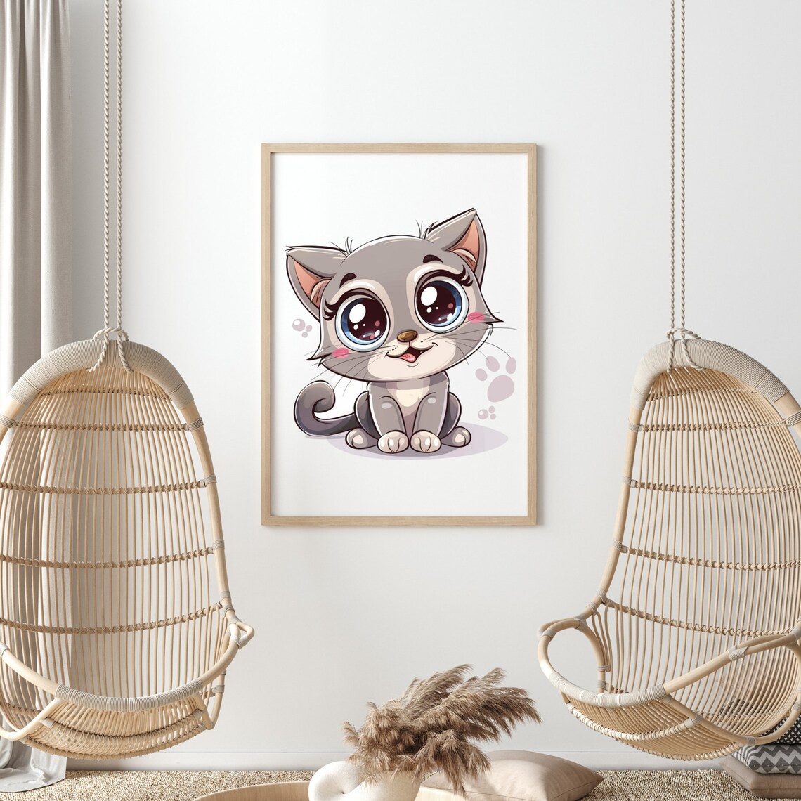 Cute Kitten Clipart, Kawaii Cat Clipart, Cat Kitten Illustrations ...