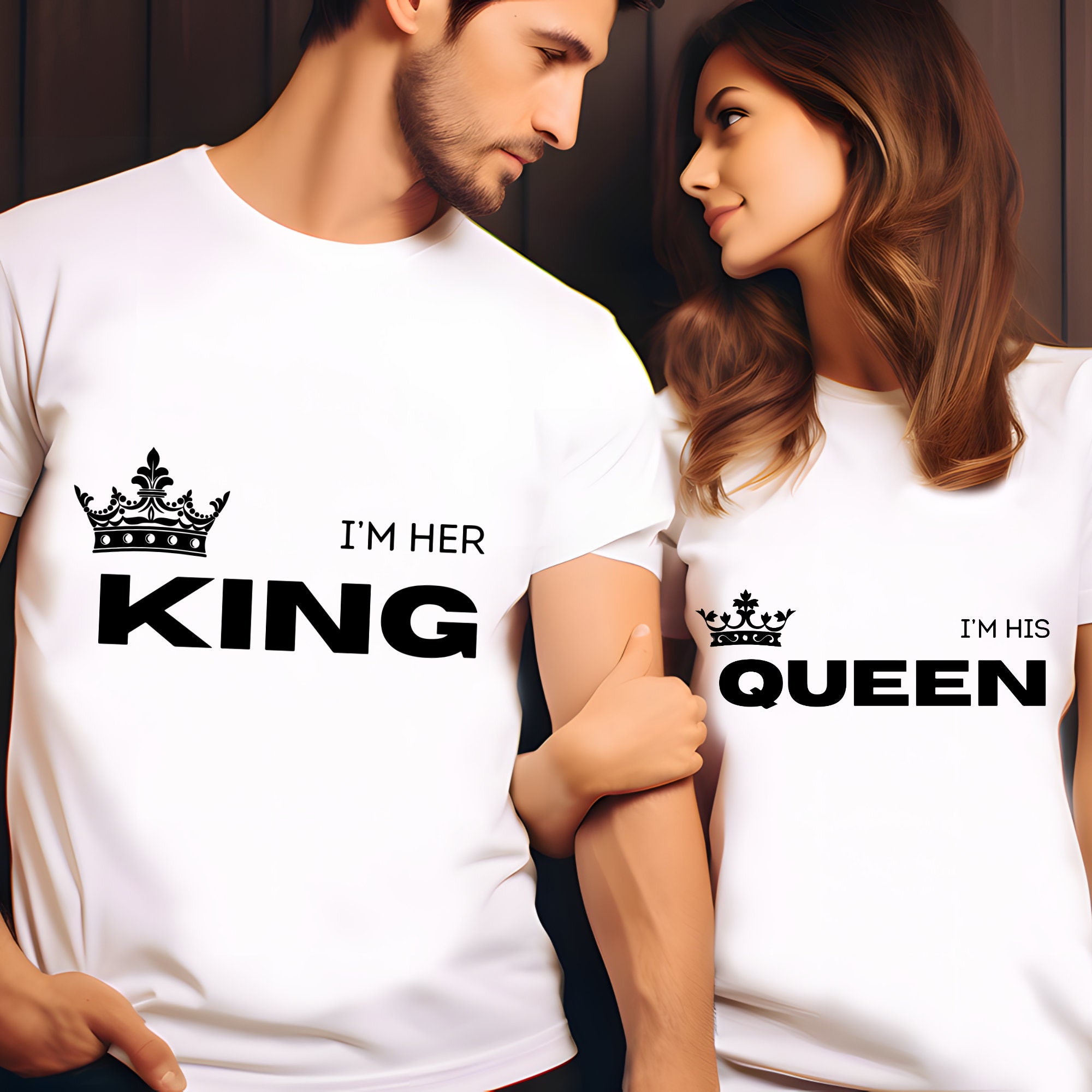 I'm Her King Svg, I'm His Queen Svg, His Queen Her King Svg, King and ...