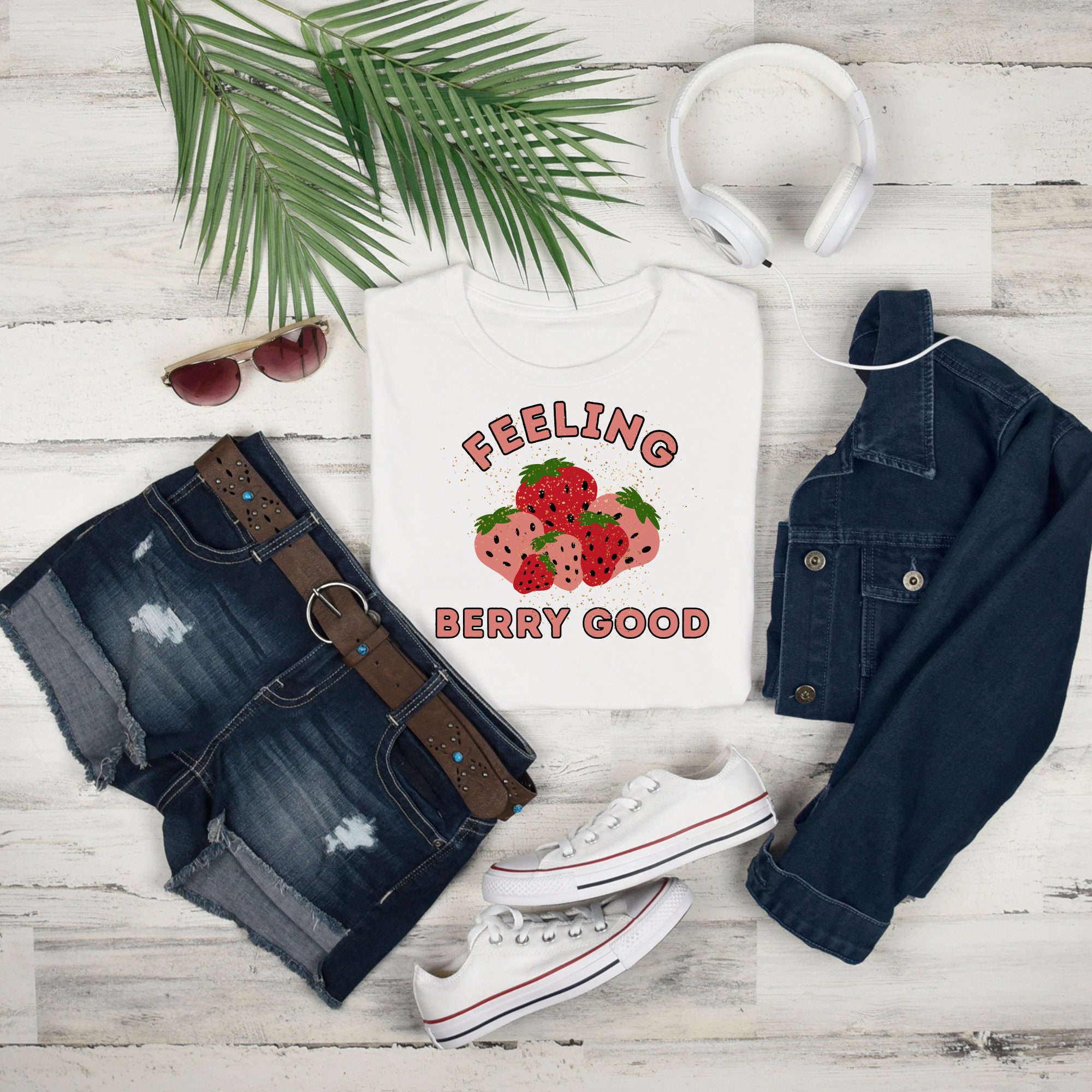 Feeling Berry Good Svg, Feeling Berry Good Png, Strawberry Png, Feeling ...
